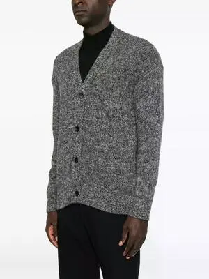 Tagliatore Marl-knit V-neck Cardigan