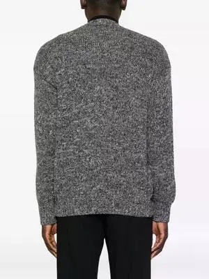 Tagliatore Marl-knit V-neck Cardigan