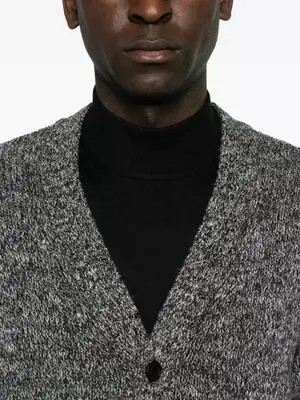 Tagliatore Marl-knit V-neck Cardigan