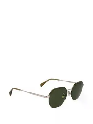 Paul Smith Lovell Geometric-frame Sunglasses - Silver