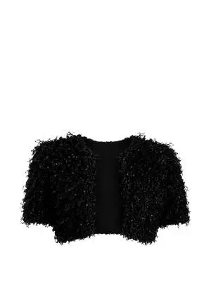 TWINSET Textured Cropped Jacket