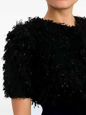 TWINSET Textured Cropped Jacket