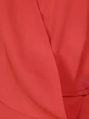 Sportmax Wrap-style Long-sleeve Mini Dress - Red