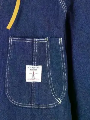ROY ROGER'S Drawstring Hooded Denim Jacket