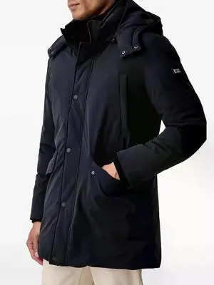 Karl Lagerfeld Hooded Logo-plaque Jacket