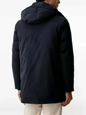 Karl Lagerfeld Hooded Logo-plaque Jacket