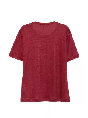 Eleventy Layered-effect Short-sleeve T-shirt - Red