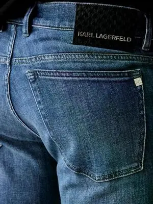 Karl Lagerfeld Faded-effect Jeans