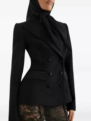 Dolce & Gabbana Wool Cady Double-breasted Jacket