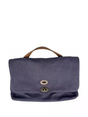 ZANELLATO Postina Canvas Tote Bag - Blue