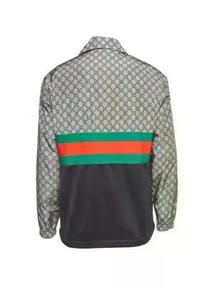 Gucci Gg-pattern Web-stripe Jacket