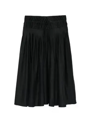 PAULINE DUJANCOURT Smocked Pleated Midi Skirt