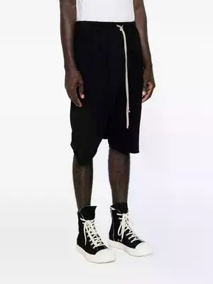 Rick Owens Pods Drawstring-waistband Shorts