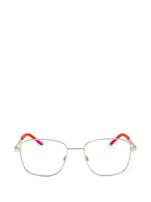Nike Traveler Flow Rectangle-frame Glasses - Silver