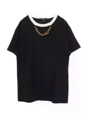 LOUIS VUITTON 2010s Chain-detail T-shirt
