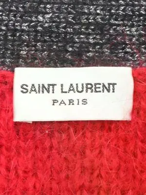 Saint Laurent 2010s Striped Cardigan - Red