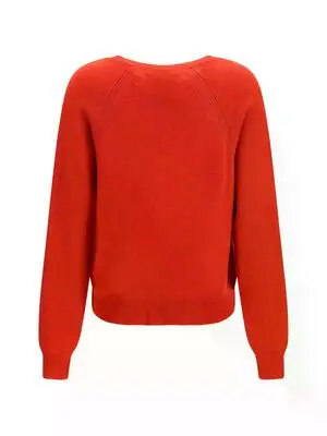 SA SU PHI V-neck Raglan-sleeve Sweater