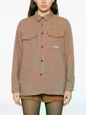 MC2 SAINT BARTH X Disney Mickey Mouse Houndstooth-pattern Shirt