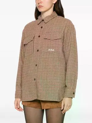 MC2 SAINT BARTH X Disney Mickey Mouse Houndstooth-pattern Shirt