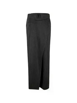 IRO PARIS Korail Pinstripe Straight Maxi Skirt