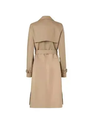 Fendi Double-breasted Belted Trench Coat - Neutrals