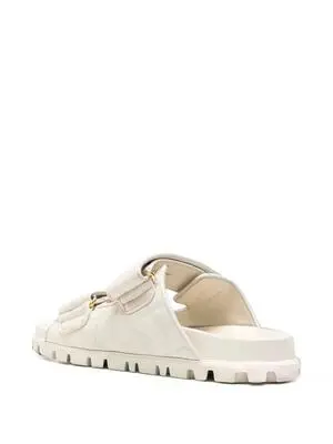 Miu Miu Matelassé Touch-strap Slides
