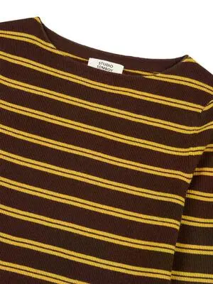 STUDIO TOMBOY Striped Knit Long-sleeve T-shirt