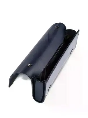 LE SILLA Logo-plaque Patent-finish Clutch Bag