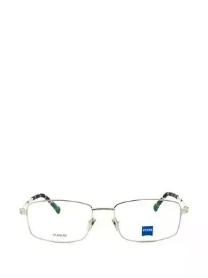 ZEISS Rectangle-frame Titanium Glasses - Silver
