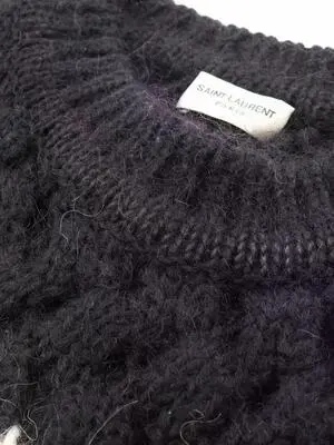 Saint Laurent 2010s Striped Chunky-knit Sweater