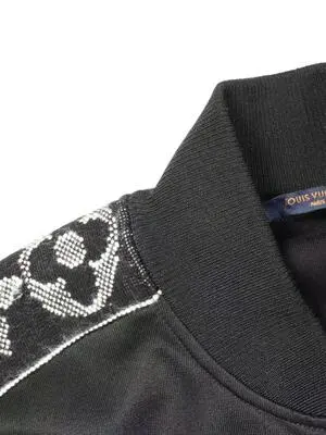 LOUIS VUITTON 2010s Flower Band Zip-up Sweatshirt