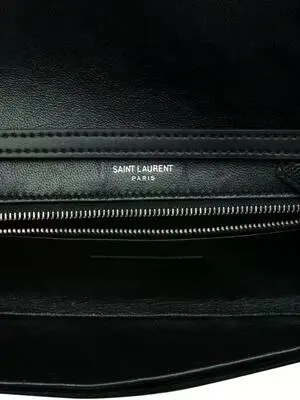 Saint Laurent 2017 Crystal Embellished Velvet Crossbody Bag