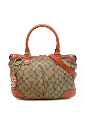 Gucci 2016-2026 Gg Canvas Sukey Satchel - Orange