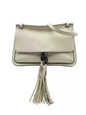 Gucci 2016-2026 Medium Leather Bamboo Daily Crossbody Bag - Brown