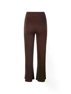 Majestic Filatures Fine-knit Elasticated-waist Cashmere Trousers - Brown