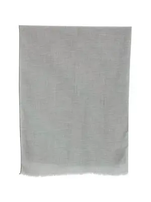 Eleventy Fringed-edge Scarf - Grey