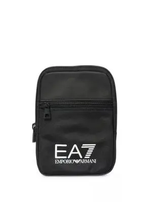 EA7 Logo-print Belt Bag - Black