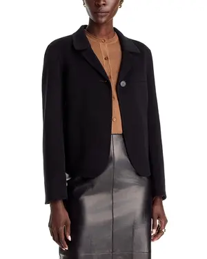 Lafayette 148 New York Wool & Cashmere Notch Lapel Blazer