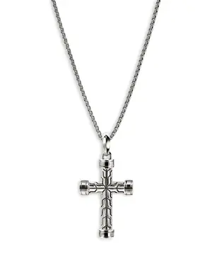 John Hardy Sterling Jh Essential Cross Pendant