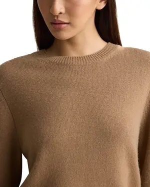 St. John Cashmere Long Sleeve Sweater - Camel