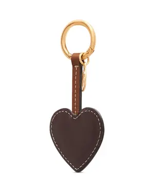 Gerard Darel Atout Coeur Heart Leather Key Chain