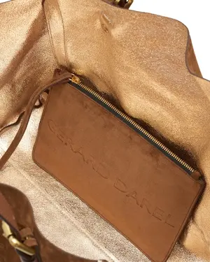 Gerard Darel Simple Suede Tote Bag