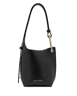Marc Jacobs The Juliette Small Leather Bucket Bag Black