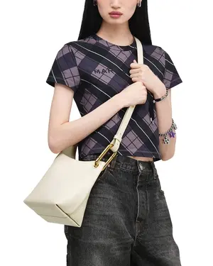 Marc Jacobs The Juliette Small Leather Bucket Bag - Cloud White
