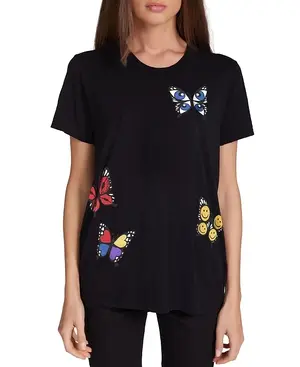 Lauren Moshi Wolf X Butterfly Tee