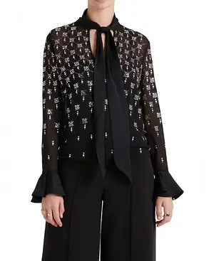 TEMPERLEY LONDON Gallantry Blouse - Black