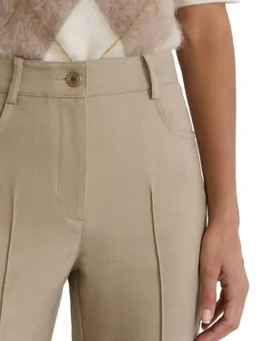 REISS Sofia Mid Rise Flare Leg Pants