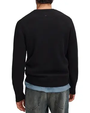 Rag & Bone Rowan Merino Wool Crewneck Sweater - Black