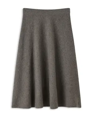 Whistles Wool Midi Skirt