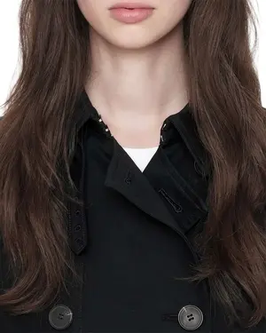ALLSAINTS Tilda Cotton Peacoat